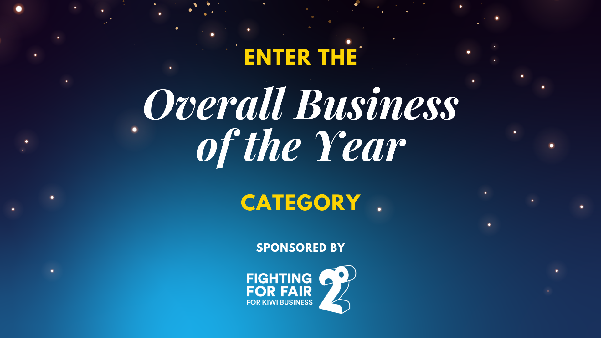 Enter Overall Business Of The Year | Taupo Business Awards