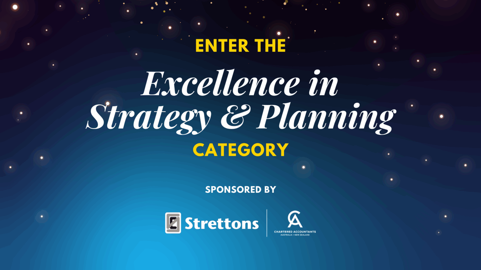 Enter Excellence In Strategy & Planning | Taupo Business Awards